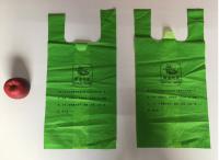 China Polythene PBAT Cornstarch Carrier Bags Heat Seal Flexo Printing ROHS Approved for sale