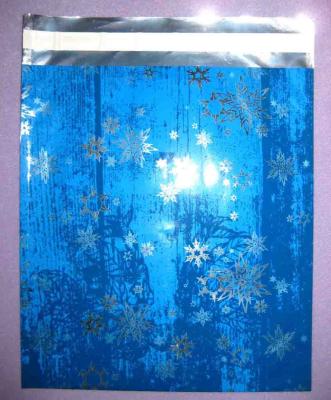 China Metallic Mailing Self Adhesive Plastic Bags With Permanent Tape for sale