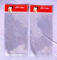 China High Clear Small BOPP Plastic Bags With Hanger Hole For Gift Packaging for sale