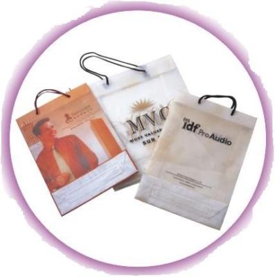 China Customized Printed Plastic Handle Bag , Celebration / Anniversary Bag for sale