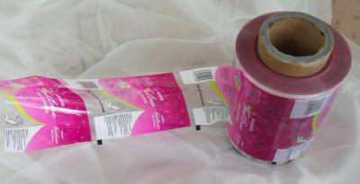 China Colored Printed Plastic Film Insole Automatic Packing Food Packaging Film for sale
