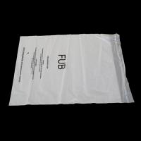 China Self Adhesive PLA Biodegradable Cornstarch Bags For Garment Packaging for sale