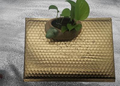 China Padded Multi Size Bubble Mailing Bag Gold Aluminum For Gift usage for sale