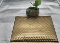 China Padded Multi Size Bubble Mailing Bag Gold Aluminum For Gift usage for sale