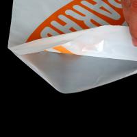 China Semi Degradable Corn Material Biodegradable Seal Bag With Three Sides for sale