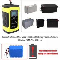 China 24V 8A LCD Touch Screen Car  Pulse Repair Battery Charger for sale