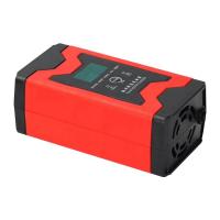 China 12V 6A Smart Lead Acid Battery Charger Full Automatic Charging Adapter for Car Motorcycle Electric Bike Scooter LCD Disp for sale