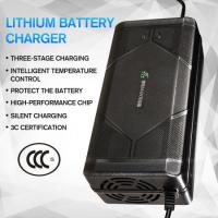 China 48v 2a electric scooter li ion lion battery chargers 58.8v 54.6v lithium charger for 6AH~10AH batteries for sale