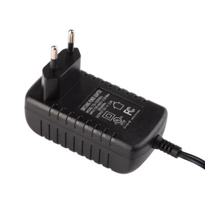 China 12.6v 2a 2000mA plug-in wall model ac to dc switching power supply power adapter with cable for cargadores para celulare for sale