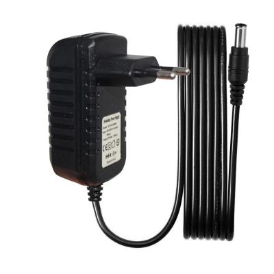 China wholesale DC EU 9v/12v/24v 1A 2A AC/DC power adapter 24w 12v 2000ma power supply 12v PSU power adapter european for sale