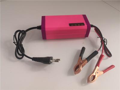 China Pulse Repair Lead acid Battery Charger 12V 4A motorcycle car battery charger with LED LCD display for sale