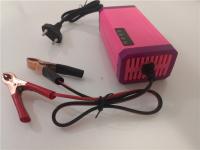 China Pulse Repair Lead acid Battery Charger 12V 4A motorcycle car battery charger with LED LCD display for sale