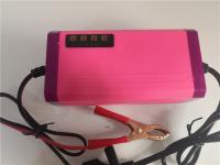 China Pulse Repair Lead acid Battery Charger 12V 4A motorcycle car battery charger with LED LCD display for sale