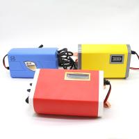 China High efficiency powerful SMART battery charger 12v/24v 5A 10A 20Amp for lead acid battery for sale