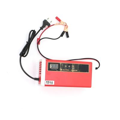 China LCD Display 12V 14.6V 6A Automatic Trickle Charger For Boat Marine for sale