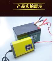 China 24v 12V Car Charger Trickle Automatic Charger LCD display motorcycle Car Boat Marine 14.6V 6A for sale