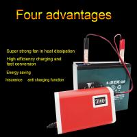 China 12V 5A Motorcycle Car battery Charger Pulse Repair Lead acid battery charger 12V 5A with LCD Display for sale