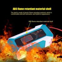 China 12V 5A Motorcycle Car battery Charger Pulse Repair Lead acid battery charger 12V 5A with LCD Display for sale