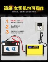 China 12v 24v Lifepo4 Intelligent Car Battery Charger Smart Two Types for sale
