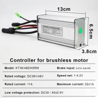 China 36V 350W 48v 500w Brushless Controller Throttle Brake PAS Sensor LCD Display for sale