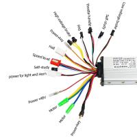 China Aluminum 36v 48v 350w Vehicle Speed Controller Dc Motor Ebike for sale