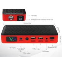 China 12v 24v 2000a Portable Mini Slim 20000mah Car Jump Starter Engine Battery Charger Power Bank for sale
