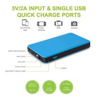 China 12v Car Battery Jump Starter 6000mAh Super Slim Jump Start Battery Pack for sale