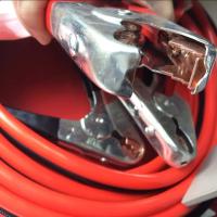 China 25FT 2 GA Connecting Booster Cables Heavy Duty Jumper Cables For Semi Trucks for sale