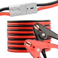 China 25FT 2 GA Connecting Booster Cables Heavy Duty Jumper Cables For Semi Trucks for sale
