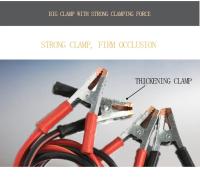 China Heavy Duty 8 Gauge Connecting Booster Cables 12v Emergency Jumper Cables for sale