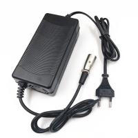 China 36V 1.6A Lithium Ion Battery Chargers 3pin XLR Male Scooter for sale