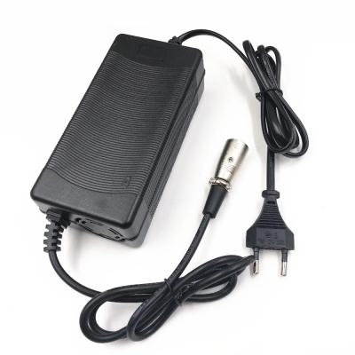 China 36V 1.6A Lithium Ion Battery Chargers 3pin XLR Male Scooter for sale