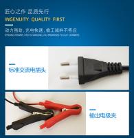 China 110V 220V 12V6A Motorcycle Car Battery Charger Wet Dry Lead Acid LCD for sale