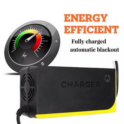 China 60V 20AH Power Supply Adapter Smart Electric Bike Motorcycle Charger Rechargeable Lead Acid Battery Charger DC 74V 3A US for sale
