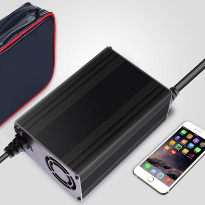 China 24V 12A Portable 18650 Lithium Ion Charger for sale