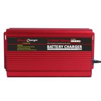 China Aluminum Shell Fan Cooling Car 12v Lithium Ion Battery Charger 12.6v for sale