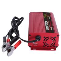 China Aluminum Shell Fan Cooling Car 12v Lithium Ion Battery Charger 12.6v for sale