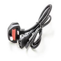 China 1.5M Indoor UK 3 Pin Plug Copper Extension Power Cord To Iec C7 C13 C5 for sale
