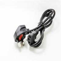 China 1.5M Indoor UK 3 Pin Plug Copper Extension Power Cord To Iec C7 C13 C5 for sale