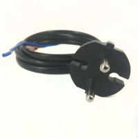 China 2 Poles Euro Plug Schuko Extension Power Cord With Electric Copper Conductor for sale