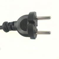 China 2 Poles Euro Plug Schuko Extension Power Cord With Electric Copper Conductor for sale