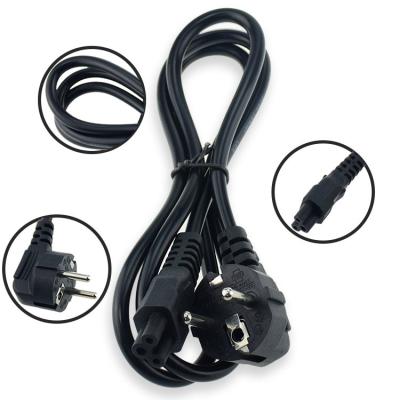 China C5 C7 C14 Plug EU Cooper 3 Prong Ac Laptop Power Cord 220v for sale