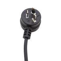 China NEMA Male IEC Female Australian Electrical Power Cable With Three Pin Plug for sale