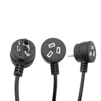 China NEMA Male IEC Female Australian Electrical Power Cable With Three Pin Plug for sale