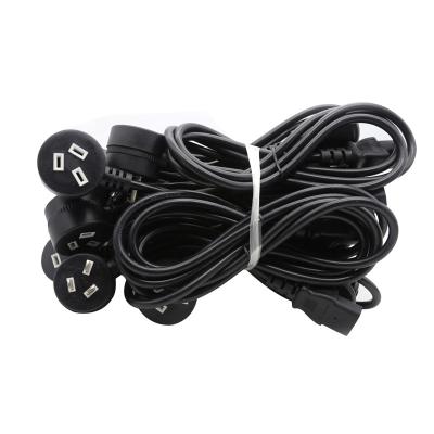 China NEMA Male IEC Female Australian Electrical Power Cable With Three Pin Plug for sale