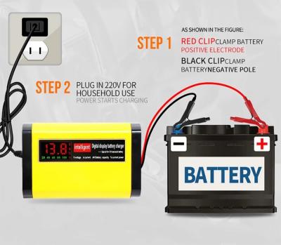 China ABS 12V 2A Lead Acid Battery Chargers Automatic Switch Off for sale