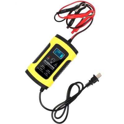 China Motorcycle  12V 6A Fully Intelligent Pulse Repair Charger LCD Display For for sale