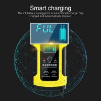China Motorcycle  12V 6A Fully Intelligent Pulse Repair Charger LCD Display For for sale