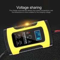 China Motorcycle  12V 6A Fully Intelligent Pulse Repair Charger LCD Display For for sale