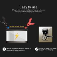 China Aluminum Fireproof  Mobile 12 Volt Lifepo4 Battery Charger for sale